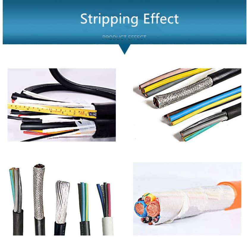 Best Power cable Rotary Blade Cable Stripping Machine Manufacturer and ...